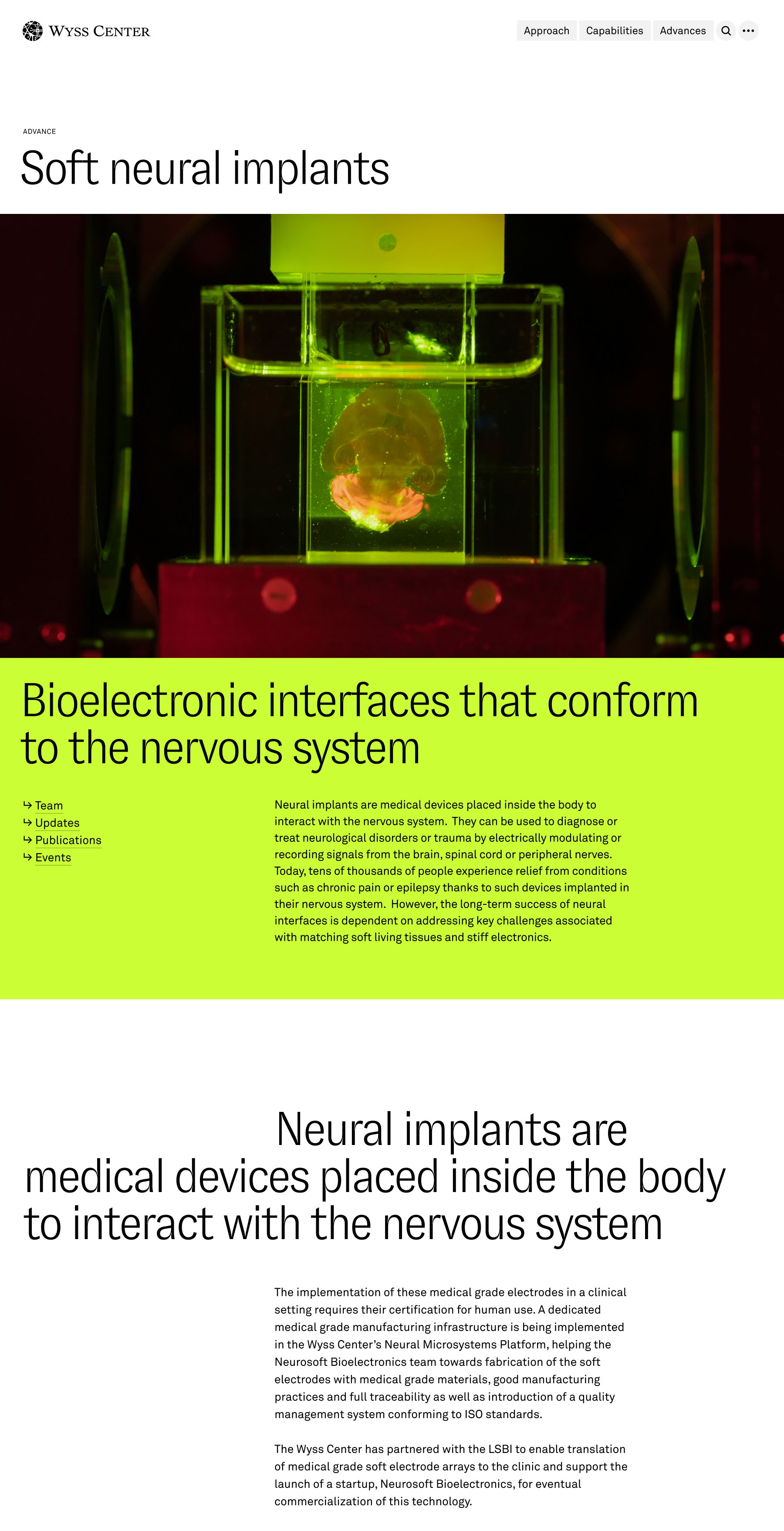 Wyss Center — AREA 17